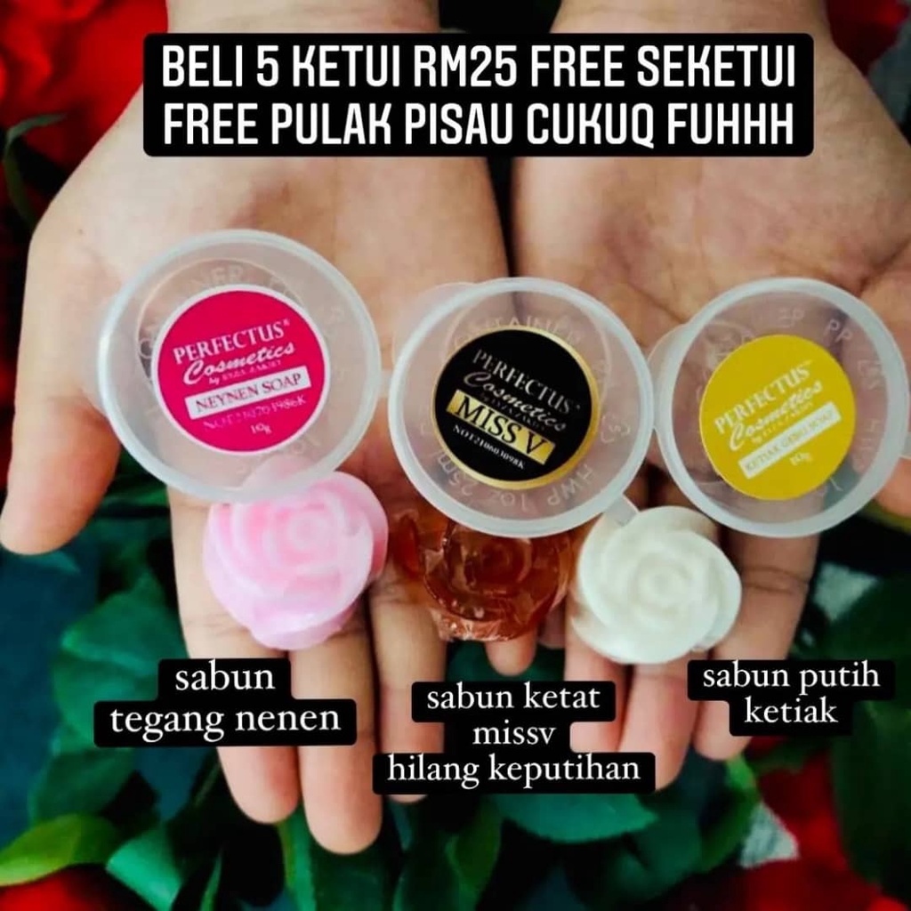 BELI 5 FREE 1 BOLEH MIX SABUN NEYNEN,SABUN MISS V&SABUN KETIAK PUTIH ...