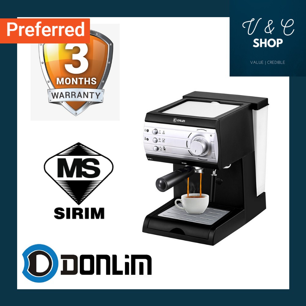 Donlim DL-KF6001 Semi-Auto Espresso Italian Machine Steam Coffee Maker ...