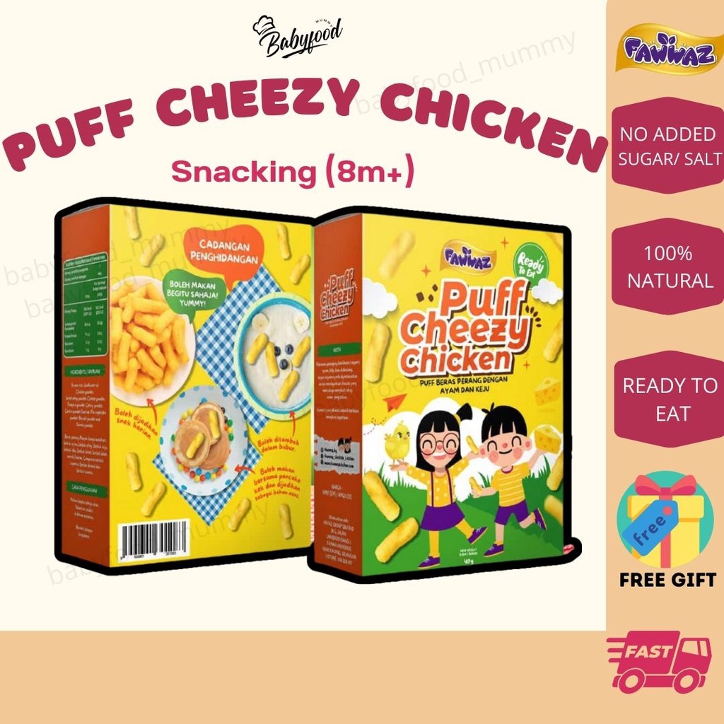 PUFF CHEEZY CHICKEN (8M+) | Shopee Malaysia