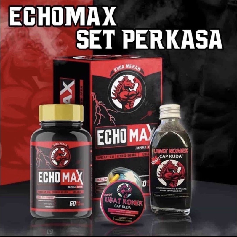 💯⚠️ECHOMAX - UBAT KUAT LELAKI LULUS KKM (MAL - 20021461T) | Shopee Malaysia