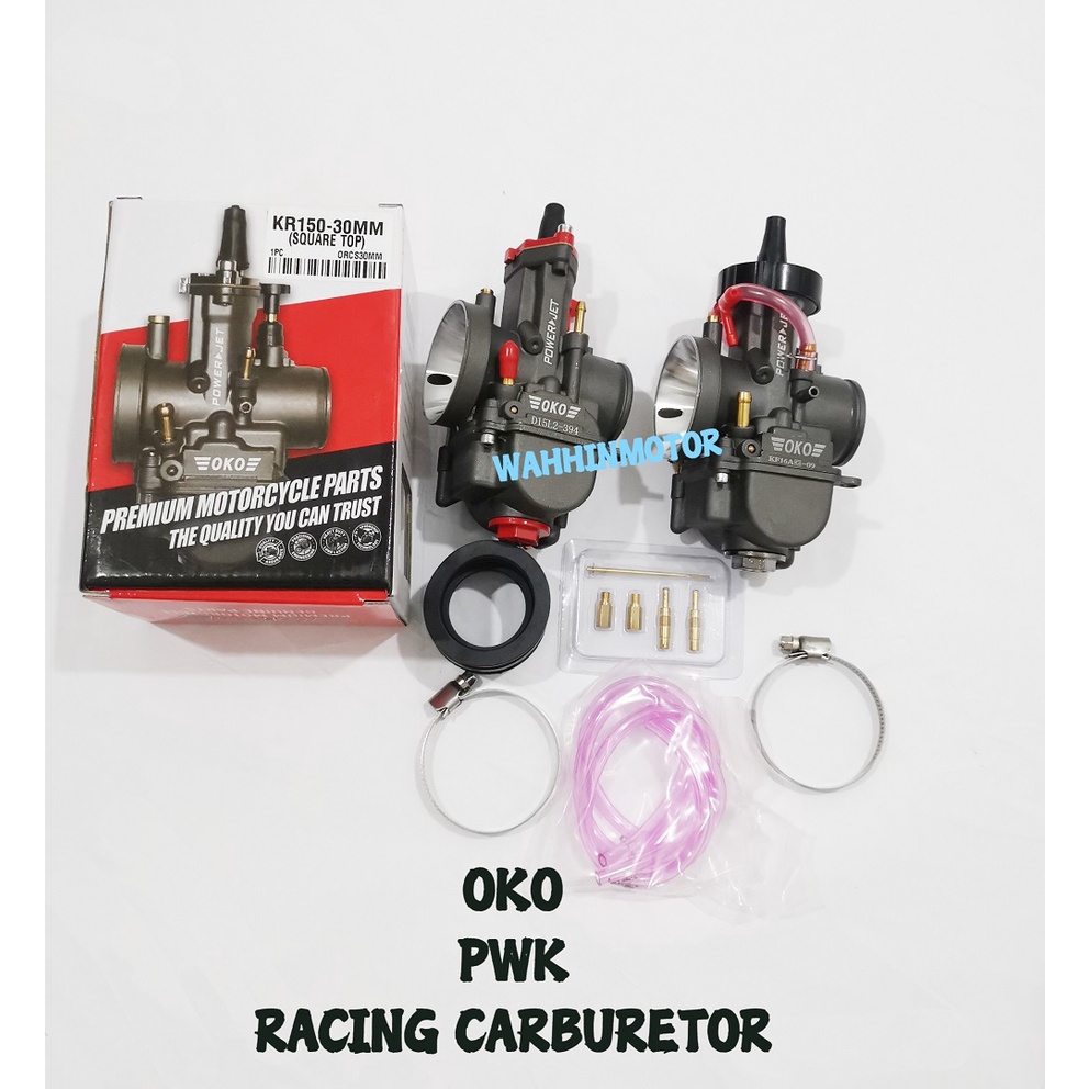 [ OKO ] UNIVERSAL KR150 PWK POWER JET RACING CARBURETOR CARB 28MM 30MM 32MM 34MM | Shopee Malaysia