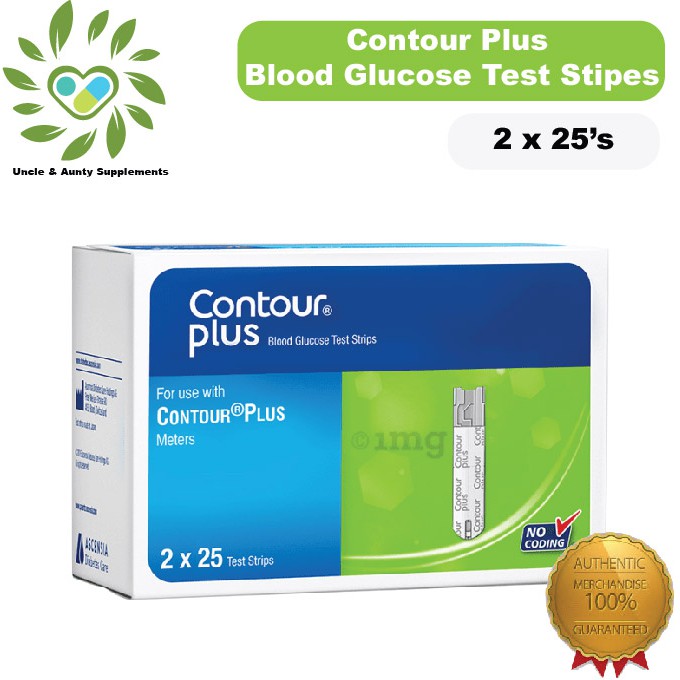 CONTOUR PLUS Test Strips 25's x 2 (EXP 06/2024) | Shopee Malaysia