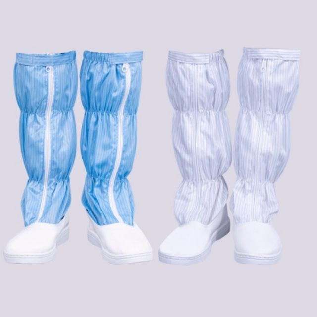 Boots Nonslip Anti-static Clean Room Working Shoes PVC bottom Cleanroom ...