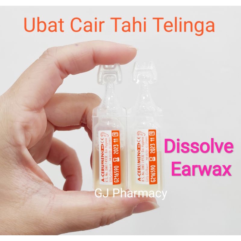 SOLUWAX Ear Drops / UBAT CAIR TAHI TELINGA/A-CERUMEN Ear Hygiene ...