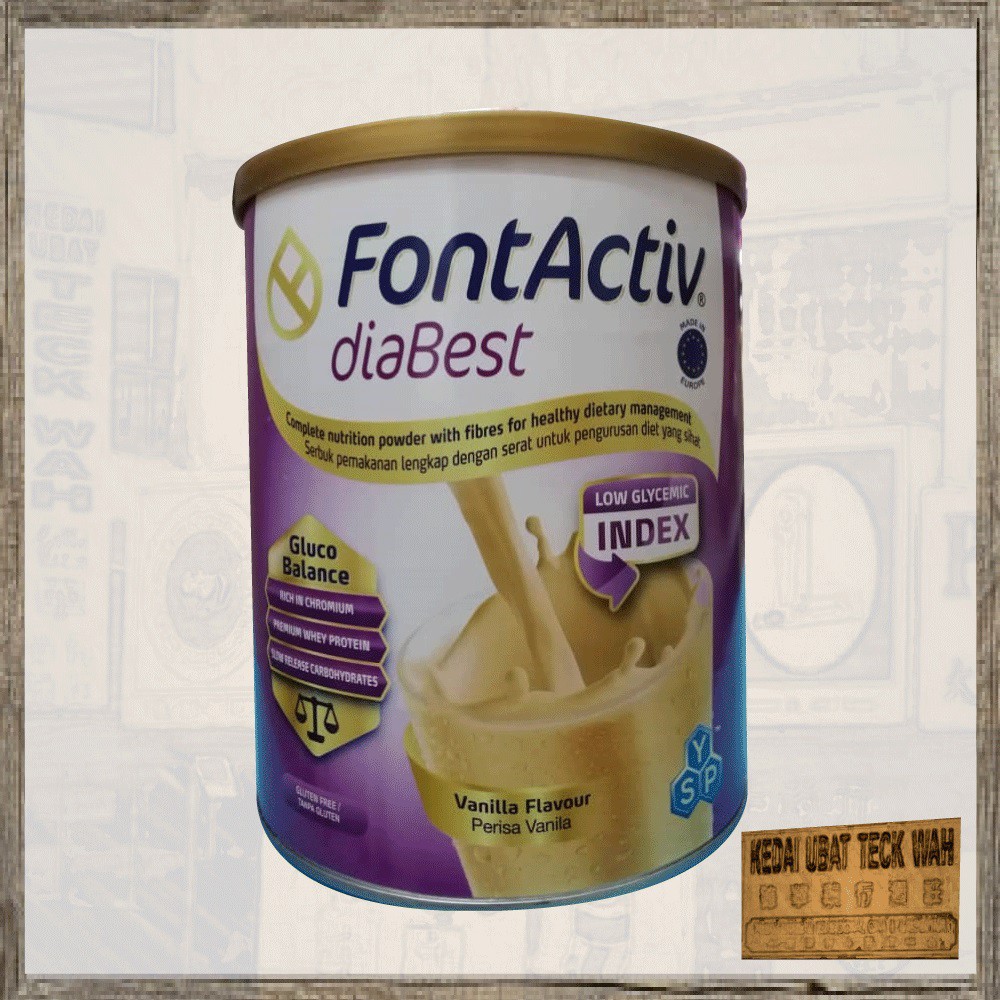 FontActiv diaBest 800g 成人甜尿奶粉 800g | Shopee Malaysia