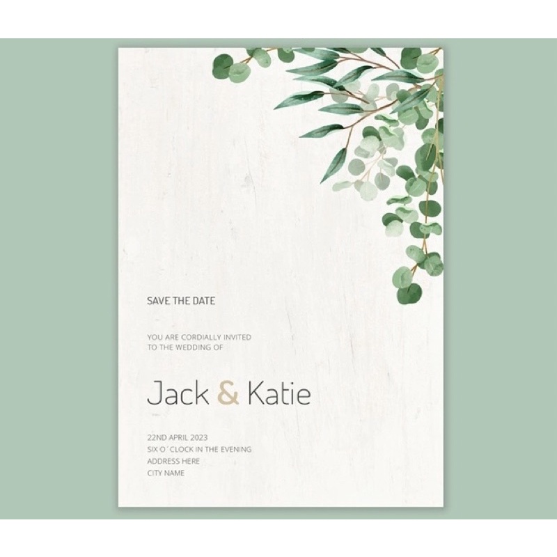 ‼️‼️1-3 DAYS ONLY‼️‼️Pt. 2 - E-CARD KAHWIN MINIMALIST INVITATION ...