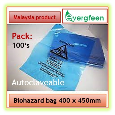 ( PROMO ) Autoclaved Biohazard Bag Blue, Packing of 100pcs | Shopee ...