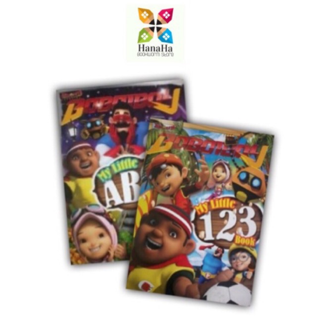 [BUKU KANAK-KANAK] BOBOIBOY 123 & ABC | Shopee Malaysia