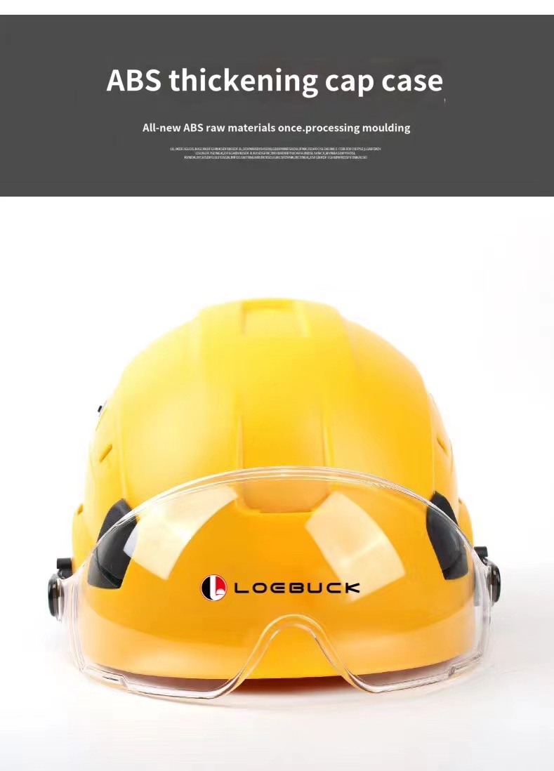 Safety Helmet ABS Breathable Construction Site Power Construction with ...