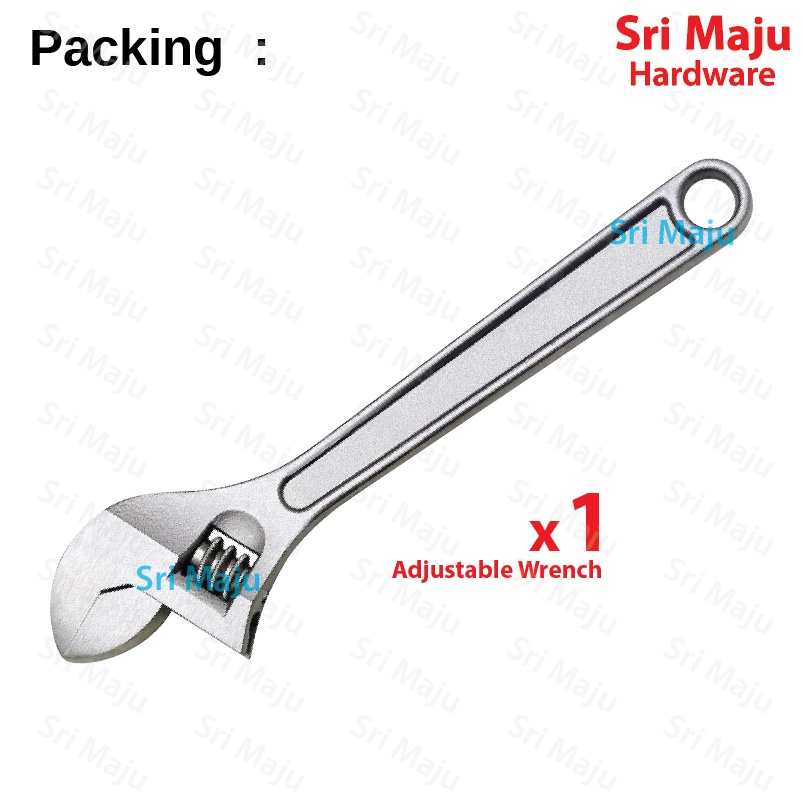 MAJU SPN-SF 15 18 24 Inch Adjustable Spanner Wrench Wide Jaw Opening ...