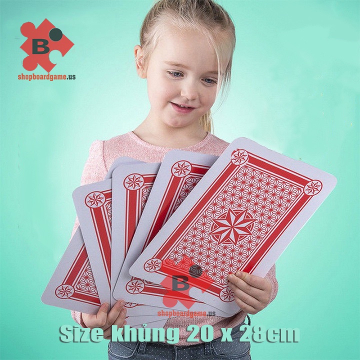 Huge deck of playing cards, A4 paper size | Shopee Malaysia