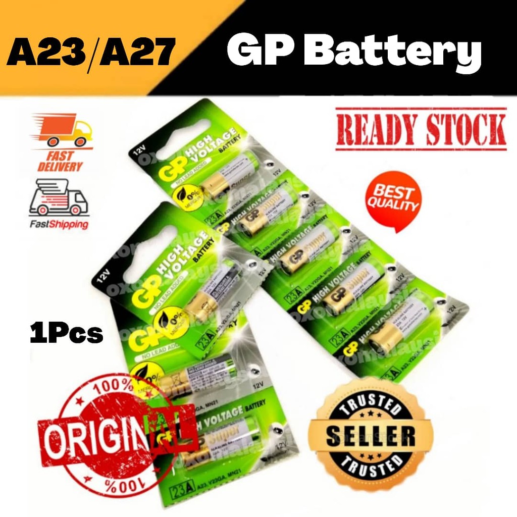 (1 PCS) A23 GP Battery | Shopee Malaysia