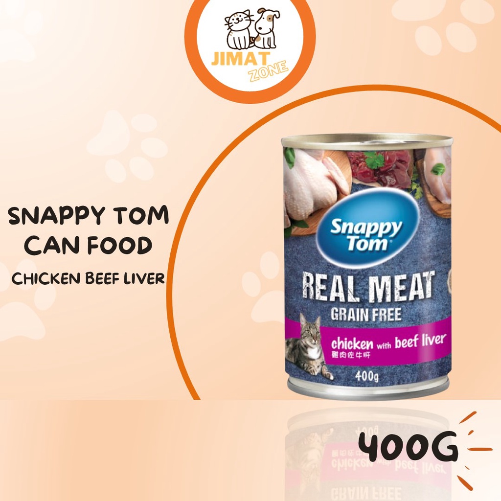 Snappy Tom Cat Can Wet Food 400G - Sardine Salmon , Whole Fish , Tuna ...