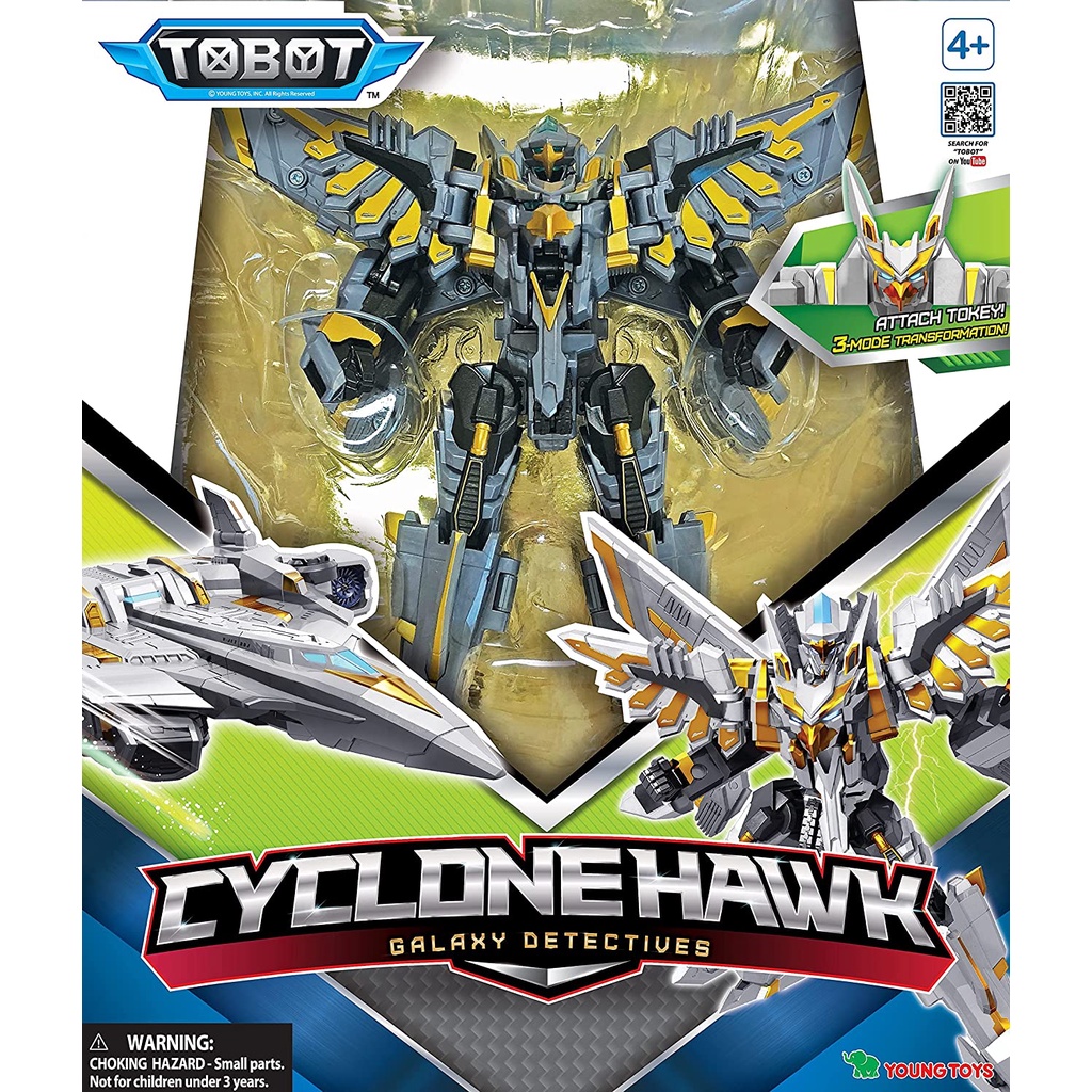 TOBOT GD Cyclone Hawk Youngtoys Transforming Vehicle to Robot Action ...