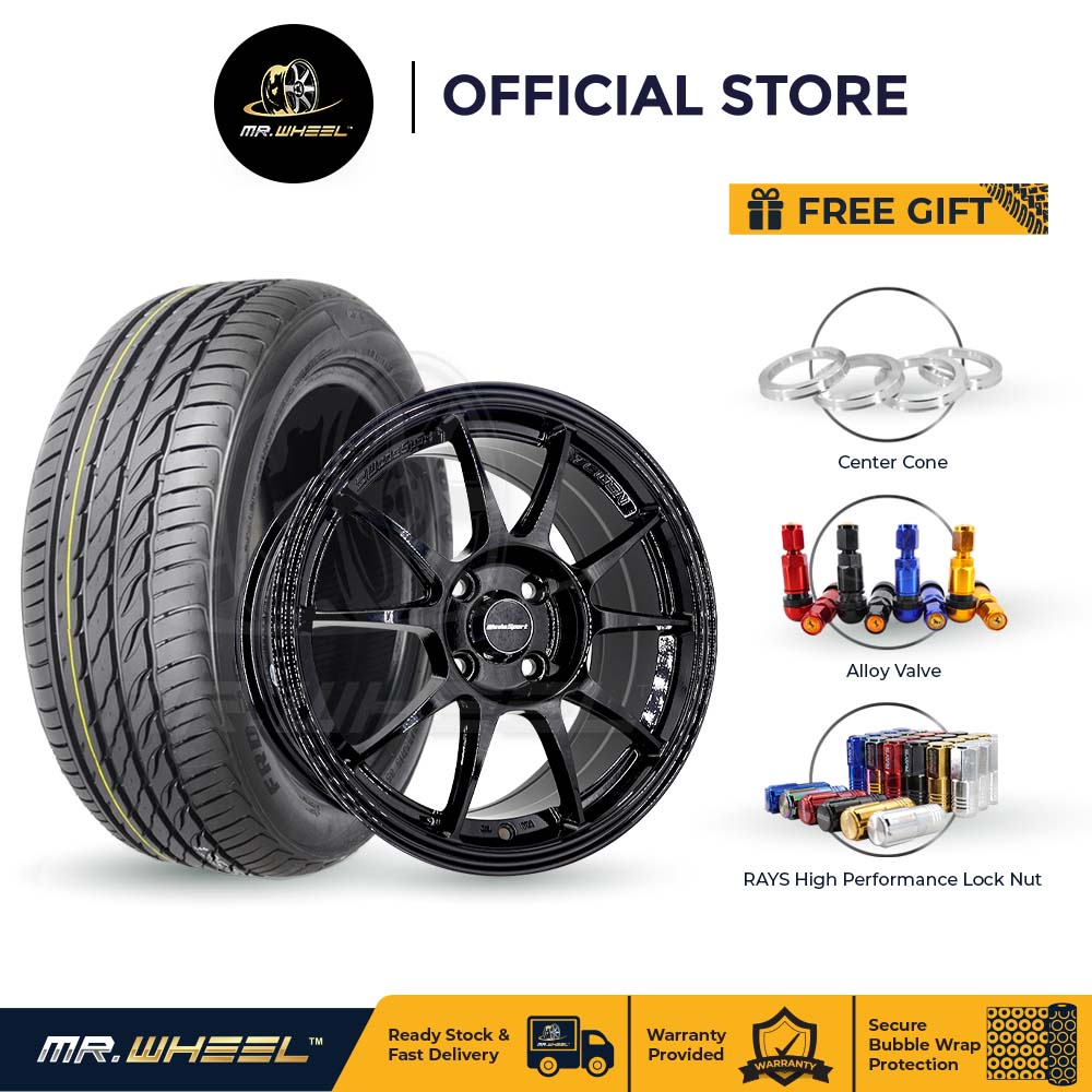 [Package Set] New Sport Rim WEDSSPORT TC105X TC105N 15 inc 4x100 with ...