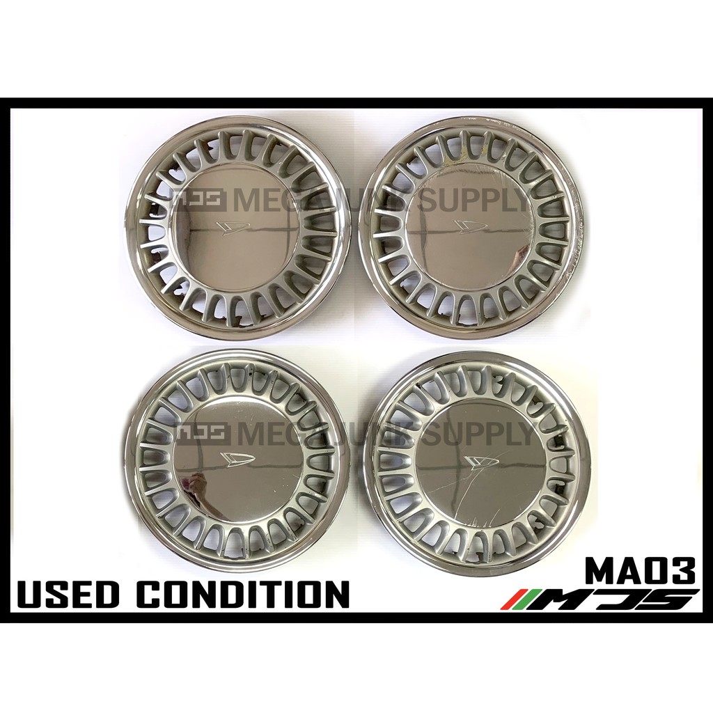 (USED) Daihatsu Mira Cuore Universal R12 12'' Inch JDM Original Chrome ...