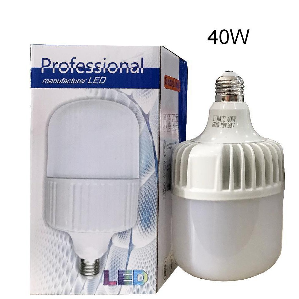 LUMIC 40W E27 LED HIGHBAY BULB (HEAVY DUTY USE) | Shopee Malaysia