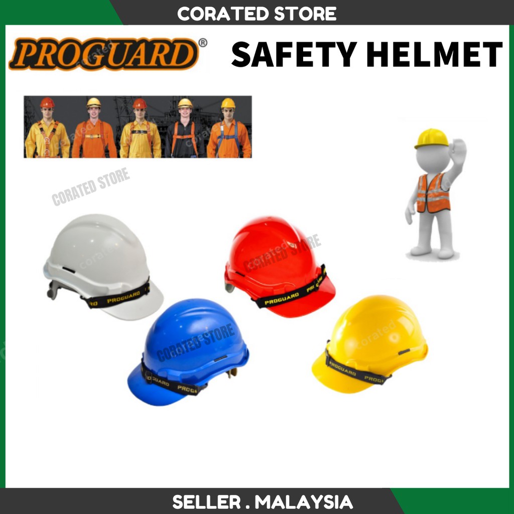 Proguard Advantage Industrial Safety Helmet (Yellow/White/Blue/Red ...