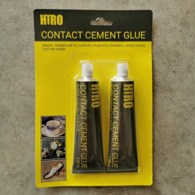 HYRO Contact Cement Glue Strong Rubber Metal Leather Plastics Ceramics ...