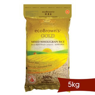ECOBROWN BROWN RICE 5KG ECOBROWN SOFTBROWN FINE BROWN RICE 5KG(POP ...
