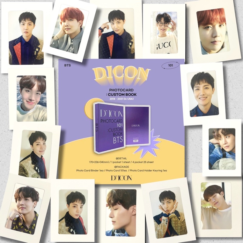 [Ready Stock] 💖 BTS Dicon 101 Photo Card Official (Jhope) 💖 | Shopee ...