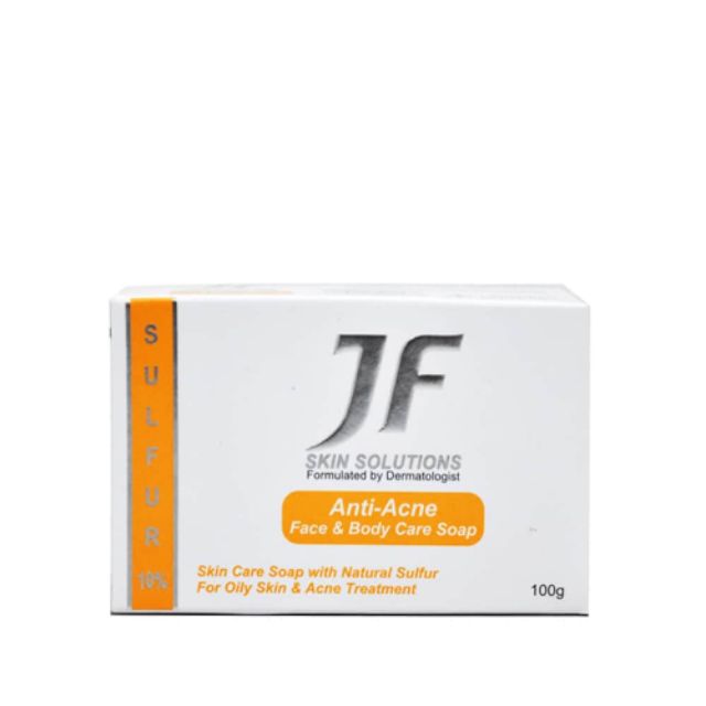 JF Skin Solution Sulfur Sulphur 10% Anti-Acne Soap 100g | Shopee Malaysia