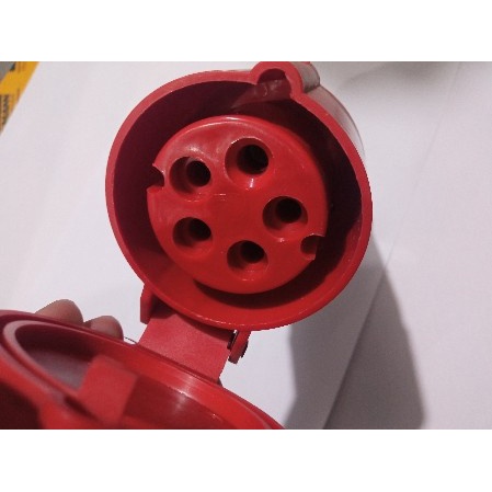 MESIN Mobile Socket Female 5 Holes 16 A Stop Industrial Box Generator ...