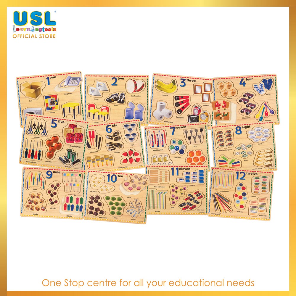 USL Numbers Puzzles (12/set) - Board Games & Early Learning ...