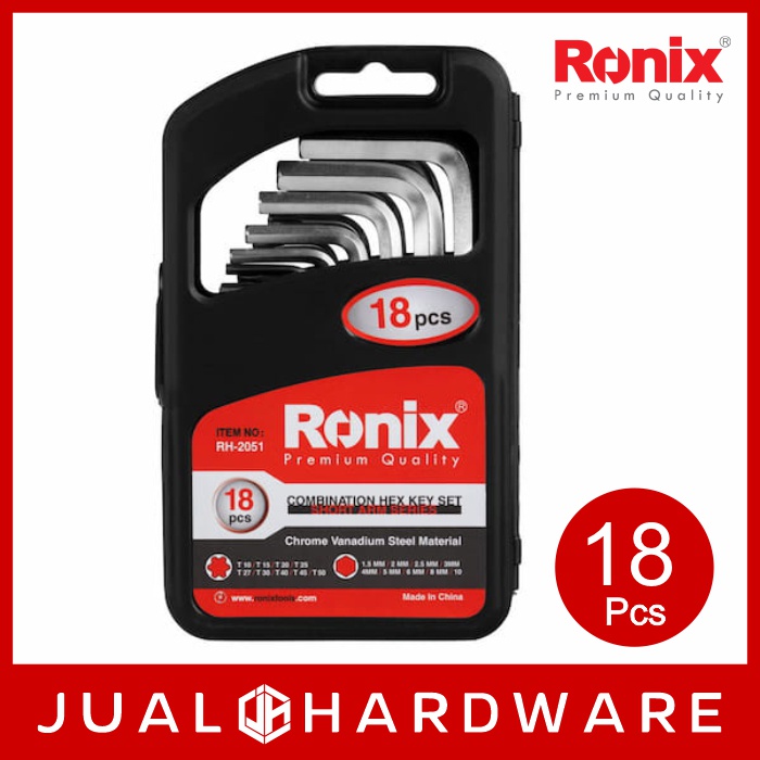 RONIX 18pcs Short Hex & Torx Key Set | Shopee Malaysia