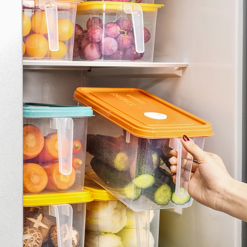 [READY STOCK] Fridge Stackable Storage Box Food Tupperware Kitchen ...