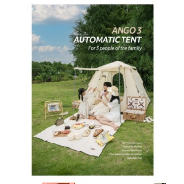 Ango 3-person self-expanding tent NatureHike NH21ZP010 | Shopee Malaysia