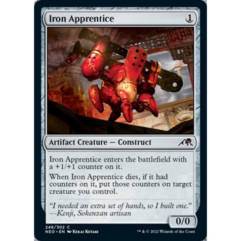 Iron Apprentice | [NEO][C][{1}][Artifact Creature][MTG Singles ...