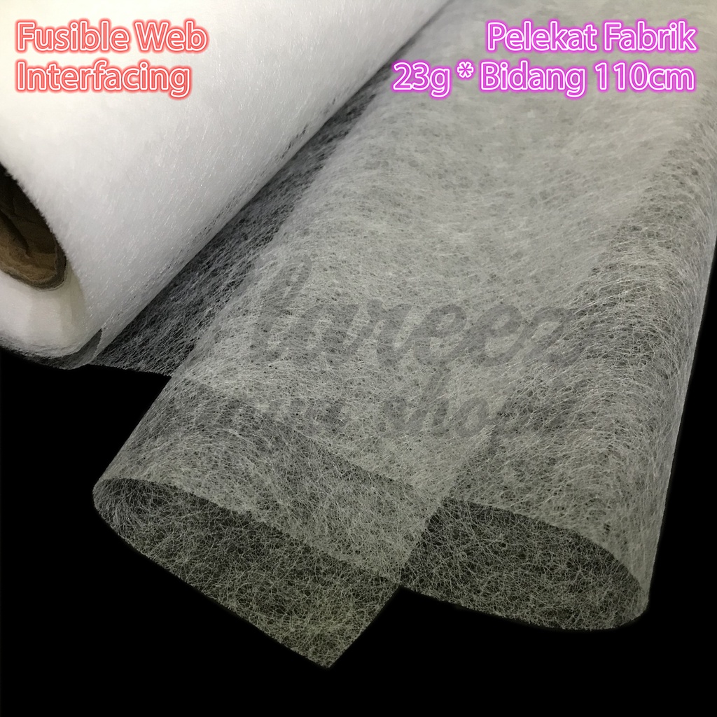 Pelekat Fabrik / Fusible Web Interfacing (1 Meter) | Shopee Malaysia