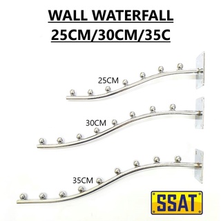 [ready stock] Mounted waved waterfall hanger rack 7/8/9 beads garments ...