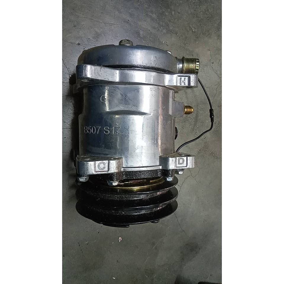COMPRESSOR SANDEN 507 12V "O-RING AND FLARE TYPE" OLD C22 SUNNY HIACE ...
