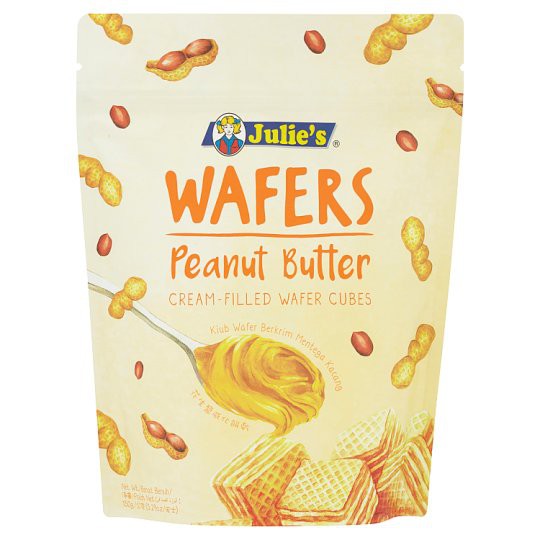Julie's Wafers Peanut Butter Cream-Filled Wafer Cubes 150g | Shopee ...