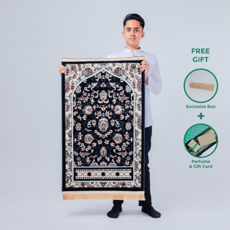 AMRU SAFIYE SAJADA - Navy Carnation FREE Perfume | Shopee Malaysia