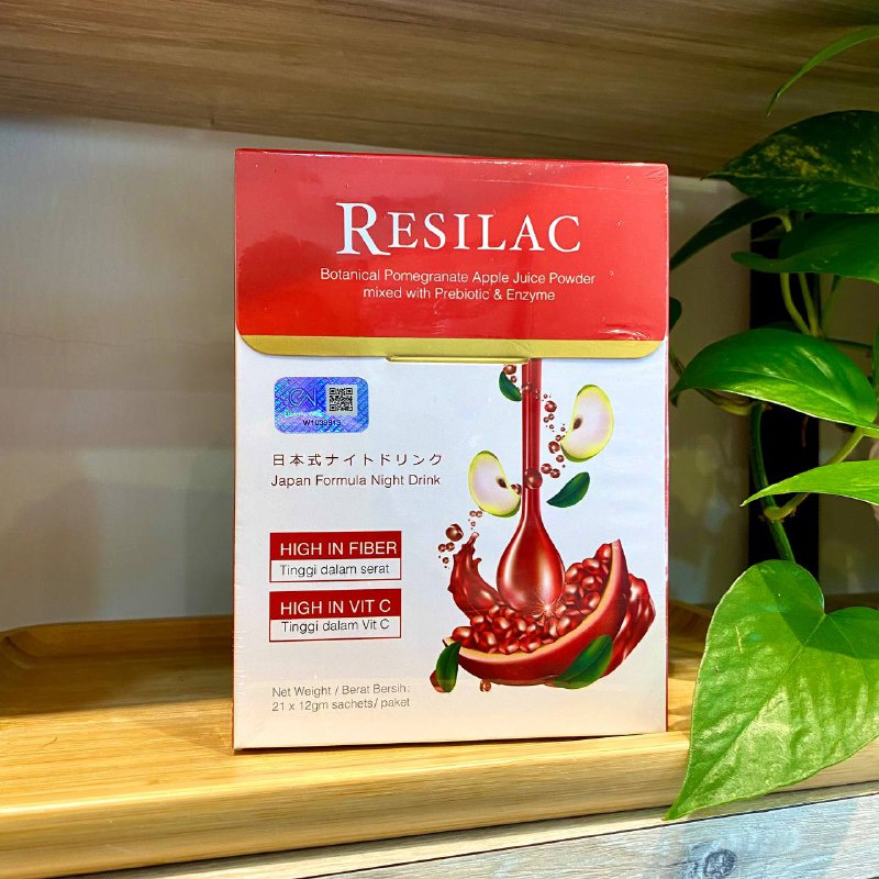 (Authentic Guarantee) RESILAC BOTANICAL POMEGRANATE APPLE JUICE POWDER ...