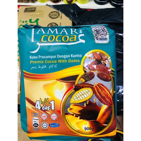 READY STOK TAMAR COCOA 900gram 4 in1 (AL HADDAD) ORIGINAL HQ | Shopee ...
