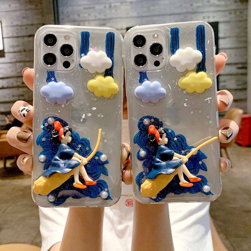 Phone Soft Case Huawei Cartoon Three-Dimensional Broom Mate 30 30Pro ...
