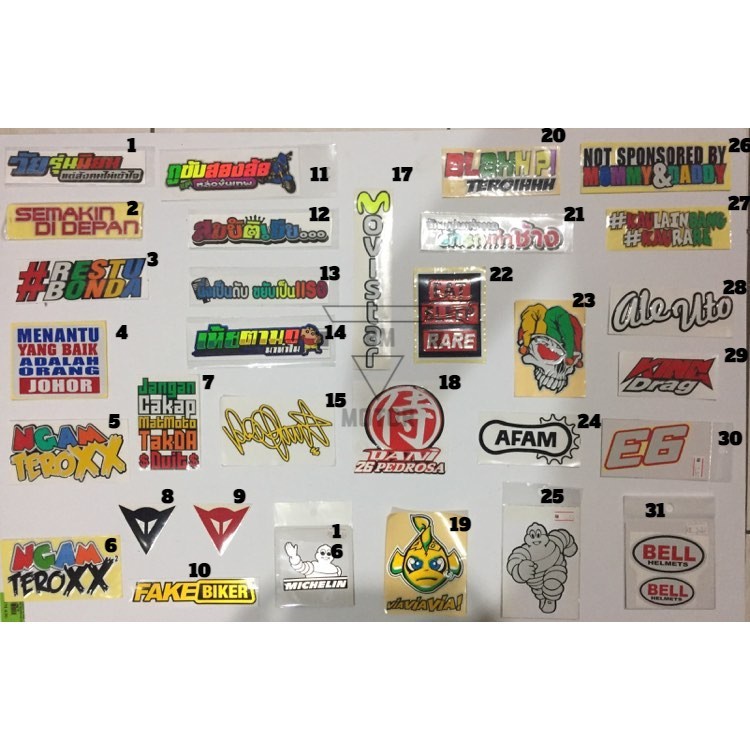 sticker kecil pantul 3.1 | Shopee Malaysia
