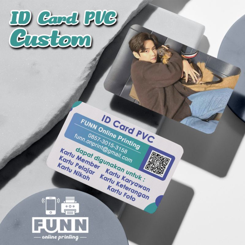 Zoom Version PVC ID Card (Ilternating) | Custom Photo ID Card | Student ...