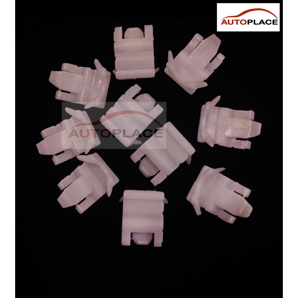 (10 Pcs.) Water Seal Outside The Door Plastic White Toyota Corolla ...