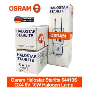 Osram Halostar Starlite 64410S 6V 10W GX4 Halogen Lamp (Made in Germany) | Shopee Malaysia