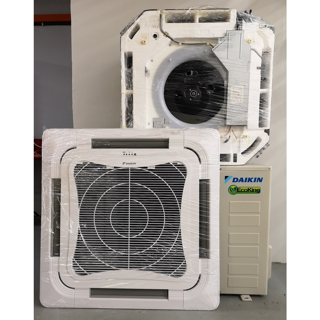2.0HP Daikin Eco King Cassette Type Used Aircond AC8881 (Non-inverter ...