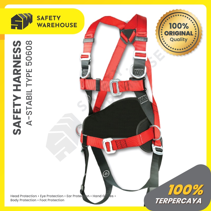 Safety Harness / Full Body Belt Climbing Shackle ASTABIL 50608 | Shopee ...