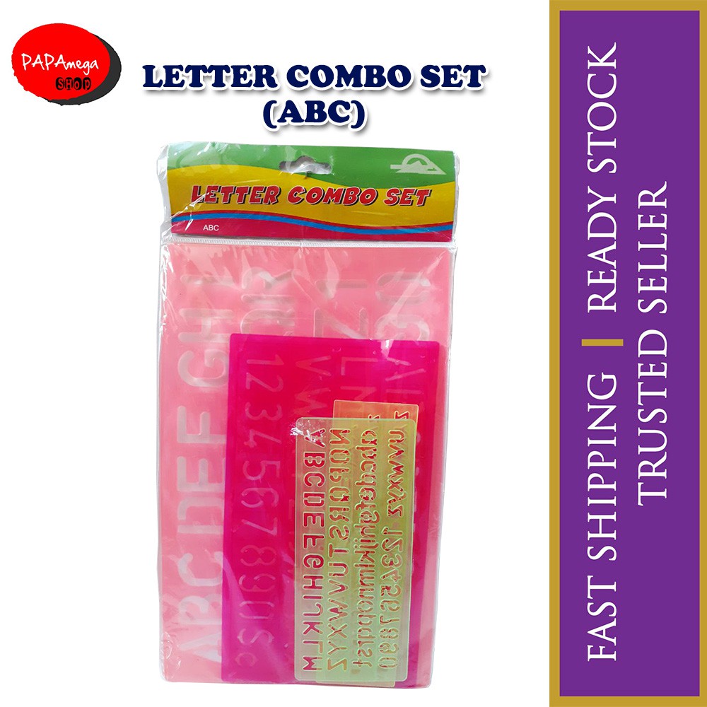 LETTER COMBO SET (ABC) | Shopee Malaysia