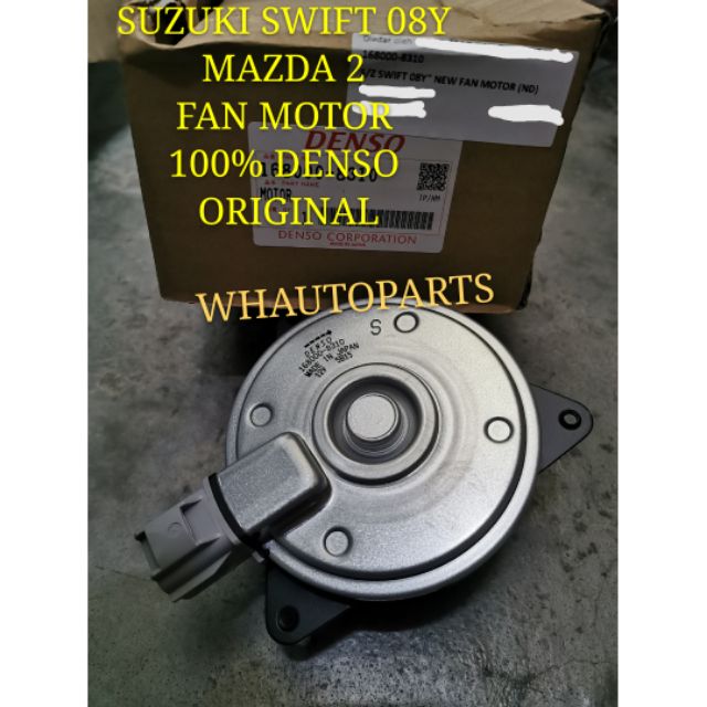 100% ORIGINAL DENSO FAN MOTOR (4PIN) SUZUKI SWIFT 08Y MAZDA 2 (168000 ...