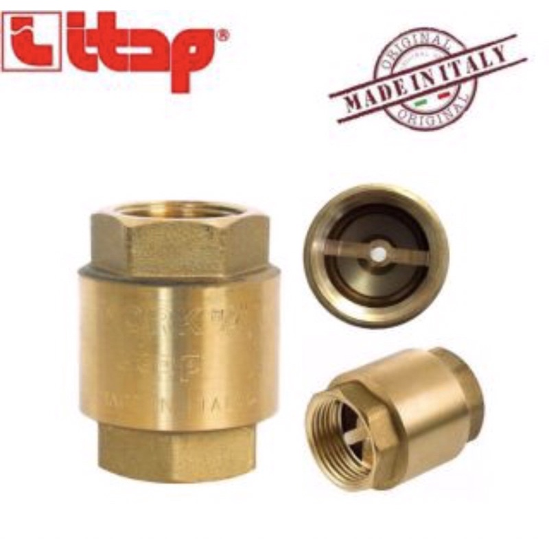 𝗡𝗢𝗡-𝗥𝗘𝗧𝗨𝗥𝗡 𝗩𝗔𝗟𝗩𝗘 - ITAP York Brass Spring Check Valve (Made in Italy ...