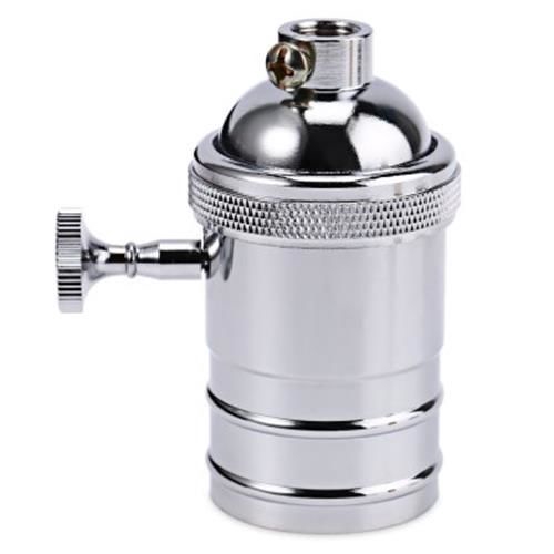 E27 SOLID BRASS LAMP SOCKET VINTAGE CEILING LIGHT BULB PENDANT HOLDER ...